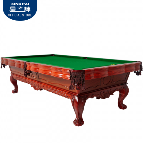 Xingpai Chinese Pool Table XW8105-9A Mahogany Carved Pool Table Home ...